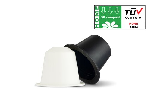 Home-compostable capsules