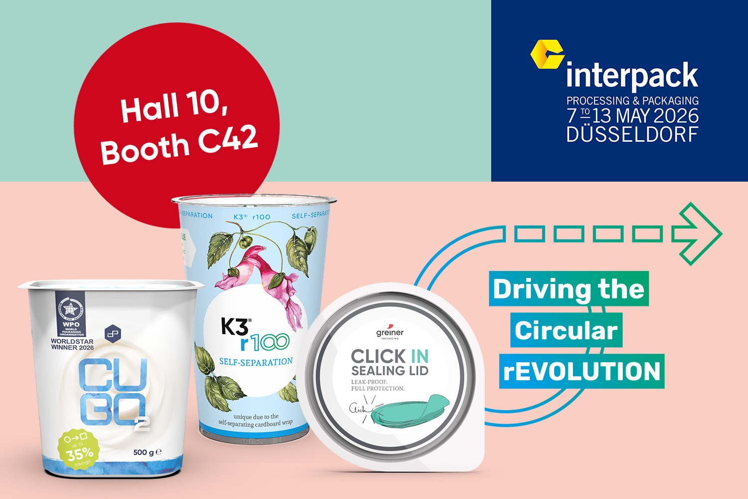 Driving the Circular rEVOLUTION: Greiner Packaging zeigt konkrete