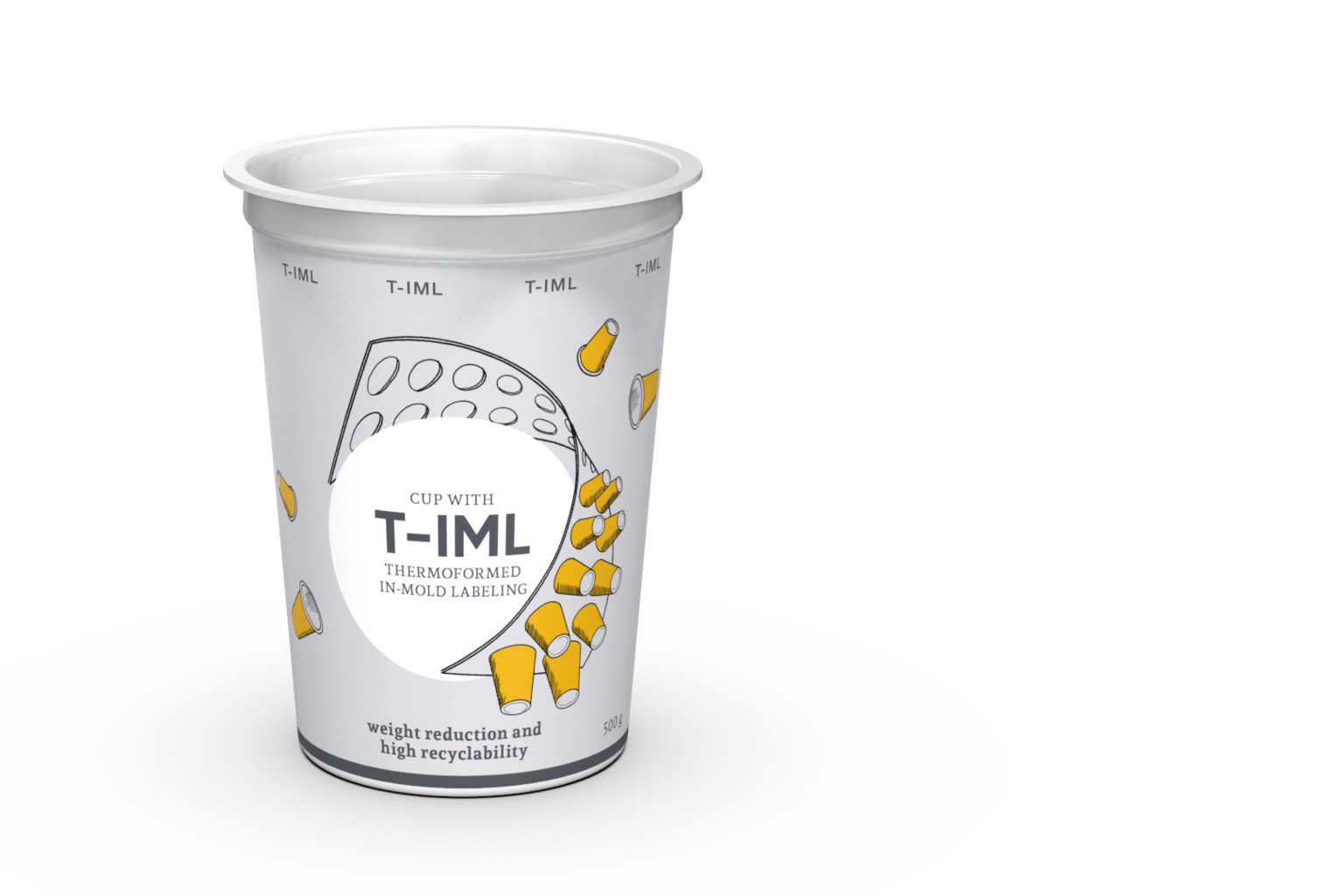 T-IML packaging | Extra light and ideal for recycling
